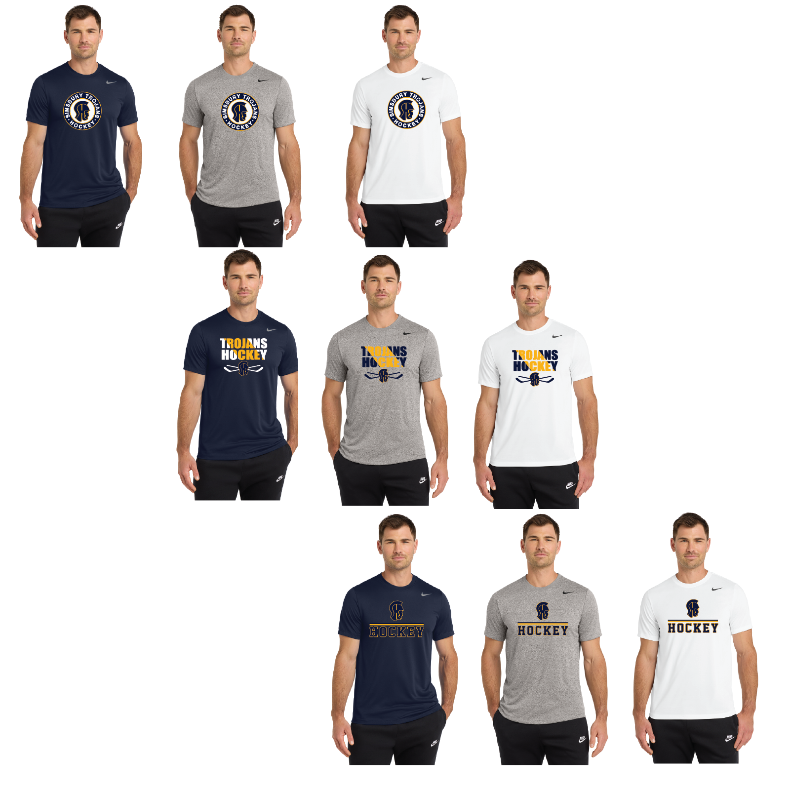 SHS Trojans Hockey: Nike Team rLegend Tee. DV7299 (Choose Logo ...